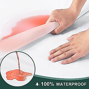 Waterproof Mattress Protector Cal King Size - Breathable Fitted Water Proof Washable California King Bed Mattress Cover Deep Pocket 6-16in