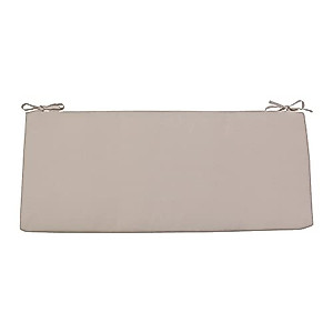 Decor therapy Outdoor Patio Tan Bench Cushion, 41 in. x 17 in. x 3.25