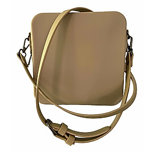 Kalis Crossbody Girls Purse - Detachable Shoulder Strap - Silky Silicone Seamless - Small Teen Girls Women Bag - Summer Waterproof (Khaki)