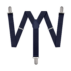 Man of Men Suspenders - Navy