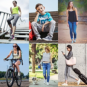 UpUGo 3 Pair Flat Shoe laces, 5/16" Wide Shoelaces for Athletic Running Sneakers Shoes Boot Strings