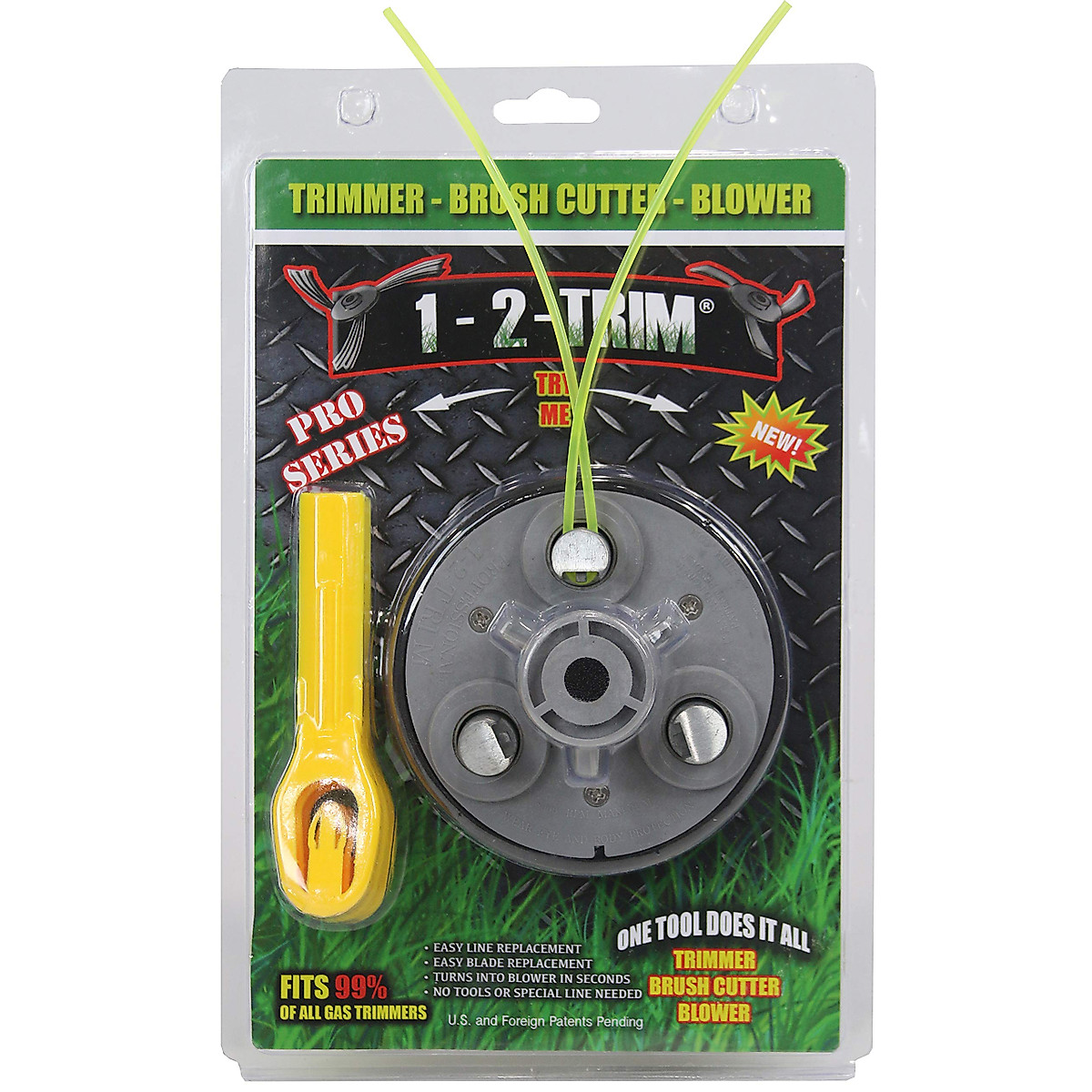 1-2-trim Pro Series Blade - Line - Blower Gas Trimmer Universal Weed Eater Head Replacement
