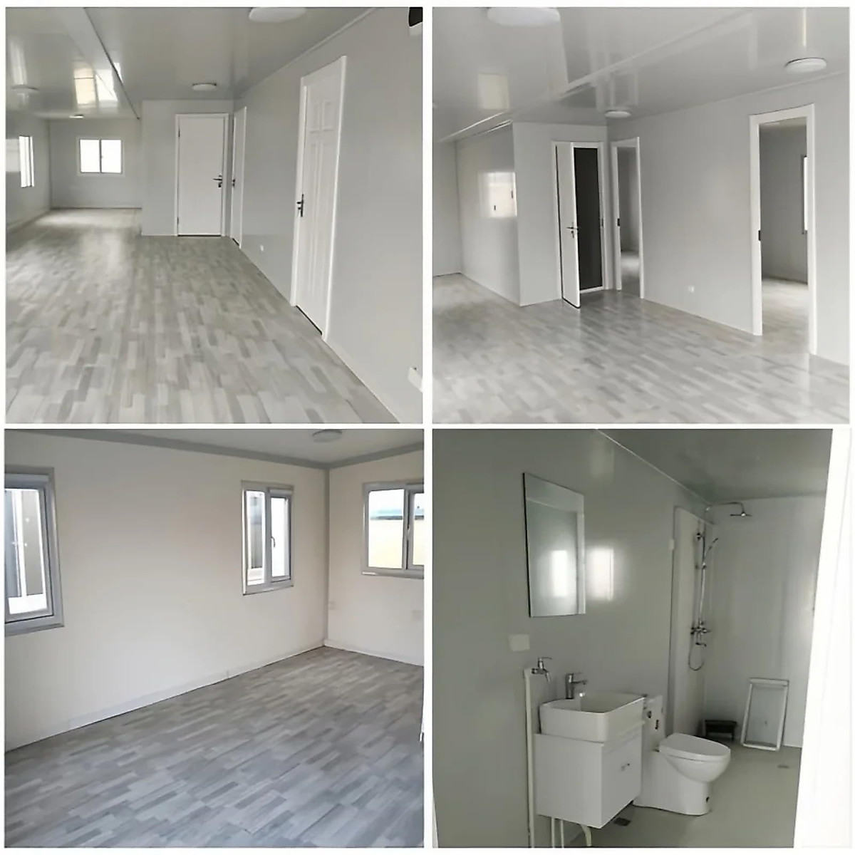 20Ft 40 Ft Foldable Expandable Portable Container Steel Exterior and Interior Effects for Bedroom Bathroom Modular House