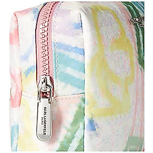 Karl Lagerfeld Paris womens Novelty Large Wristlet Handbags Bag Black Silver Amour One Size, White Multi Maybelle Slg, One Size US