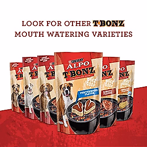 Purina ALPO Made in USA Facilities Dog Treats, TBonz Porterhouse Flavor - 45 oz. Pouch