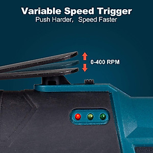 S-LONG Cordless Electric Ratchet Wrench Set, 3/8" 400 RPM 12V Power Ratchet Driver with 10 Sockets, 2000mAh Lithium-Ion Battery and 60-Min Fast Charge