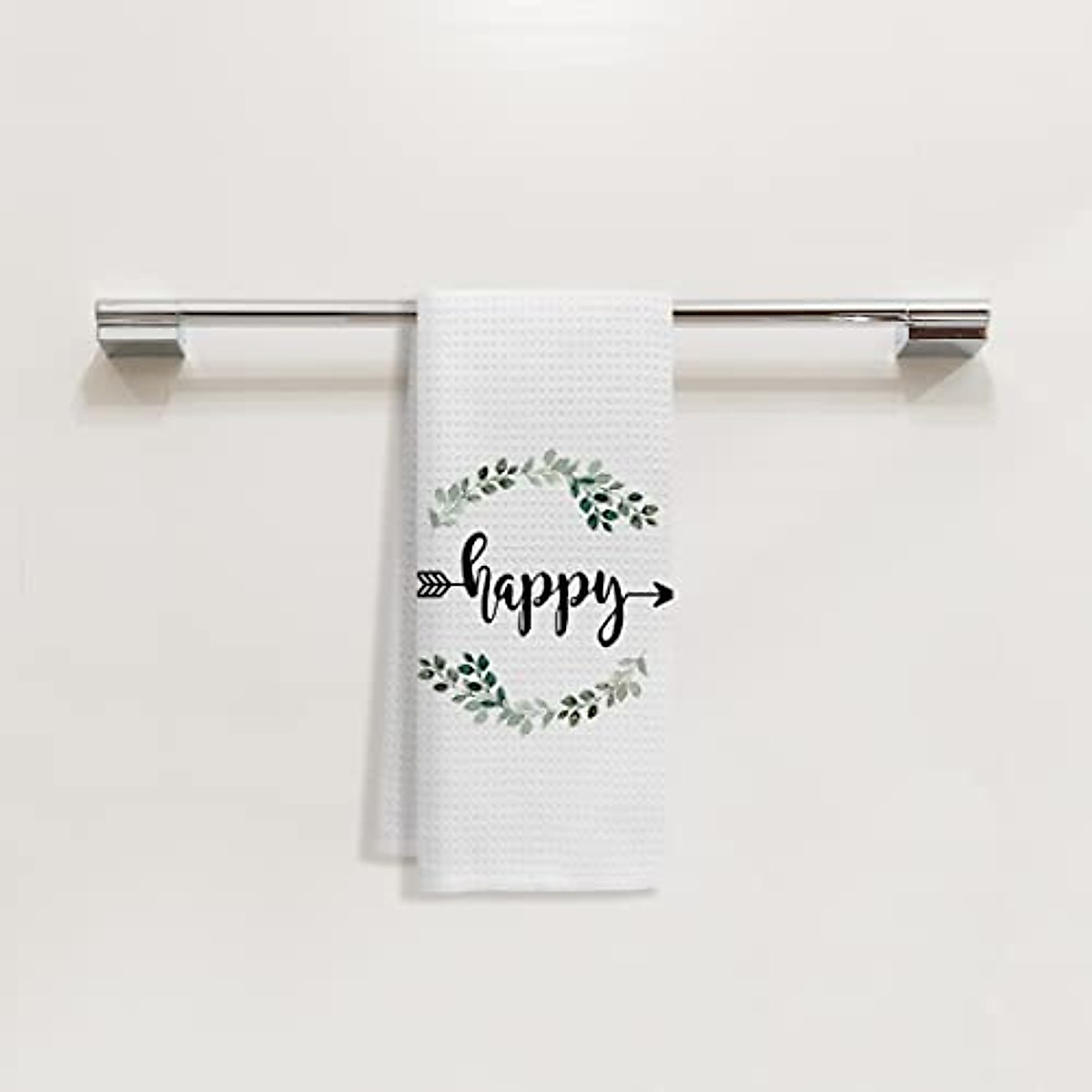 Happy Floral Kitchen Towels Dishcloths Hand Towels Beach Towel, Housewarming Towels Kitchen Towels Dish Towels Hand Towels,Gifts for New House New Apartment Family Women Men,Birthday Gifts for Girls