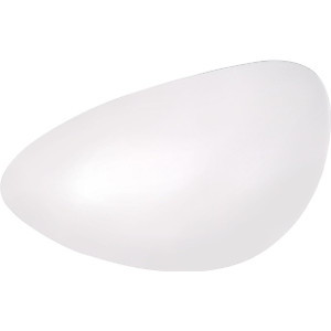 Alessi Colombina 5-3/4-Inch by 4-3/4-Inch Saucer For Coffee, Bone China, Set of 6