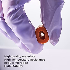 3D Printer Silicone Bed Mounts, Ender 3 Silicone Leveling Solid Bed Mount, 3D Printer Leveling Spring Replacement Part for CR-10/Ender-3 v2/ Pro/S1/Ender 5 Pro, 8PCS