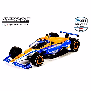 Greenlight 11576 2024 NTT IndyCar Series #17 Kyle Larson HendrickCars.com Arrow HendrickCars 1:64 Scale