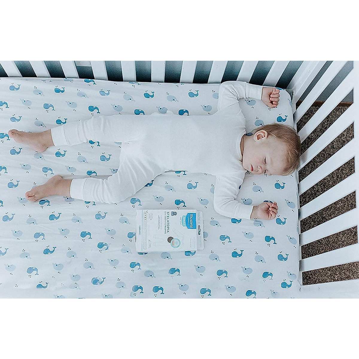 Mustela Stelatopia Skin Soothing Pajamas - Baby Pajamas for Eczema-Prone Skin - with Natural Avocado & Sunflower Oil - 12 to 24 Months,1 Count (Pack of 1)