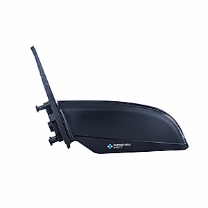 Dependable Direct Driver Side Mirror for (2006 2007 2008 2009 2010) Hyundai Sonata Unpainted Heated Power Operated Right Outside Rear View Replacement Door Mirror - Parts Link #: HY1320149