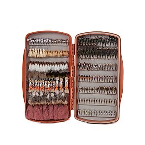 fishpond Tacky Pescador Fly Box - Burnt Orange | Waterproof Fly Box | Silicone Slits