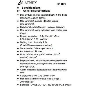 EMF Meters Combo Gauss Magnetic Field Meter and EMF RF Meter detectors