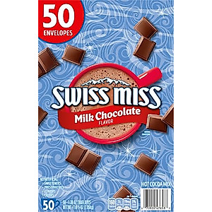 Swiss Miss Milk Chocolate Flavor Hot Cocoa Mix, 1.38 oz. 50-Count