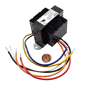 HQRP Transformer Primary 120V-240V, Secondary 24V Compatible with HVAC Furnace, Nest Ecobee Sensi Honeywell Thermostat, Nest Doorbell 120v-240v-to-24v Replacement 40VA Power Supply C(UR) US Certified