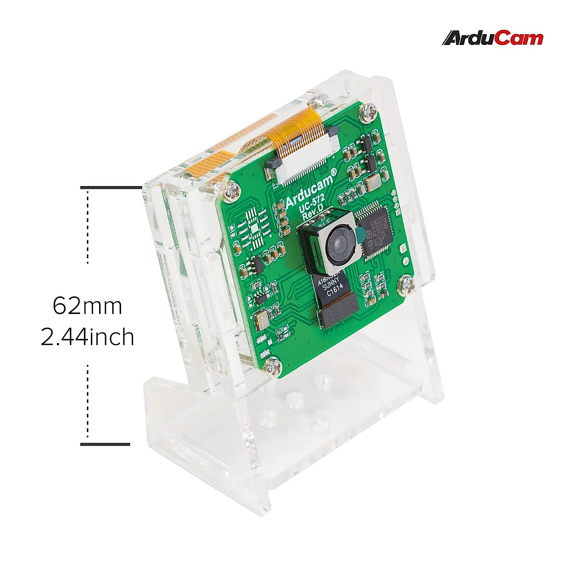 Arducam 16MP Camera for Raspberry Pi, IMX298 Programable Motorized Focus Pivariety, Compatible with Raspberry Pi ISP and Gstreamer Plugin