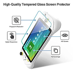 ProCase 3 Pack Upgraded Screen Protectors for Logitech G Cloud Gaming Handheld, HD Clear Tempered Glass Film Guard, Anti-Scratch Rounded Edge Screen Protector for 7-inch Logitech G Cloud 2022