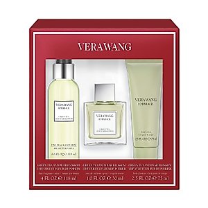Vera Wang Embrace Green Tea 3-Piece Gift Set with 1-Ounce Eau de Parfum, 4-Ounce Body Mist, and 2.5-Ounce Body Lotion, Total Retail Value $44.00