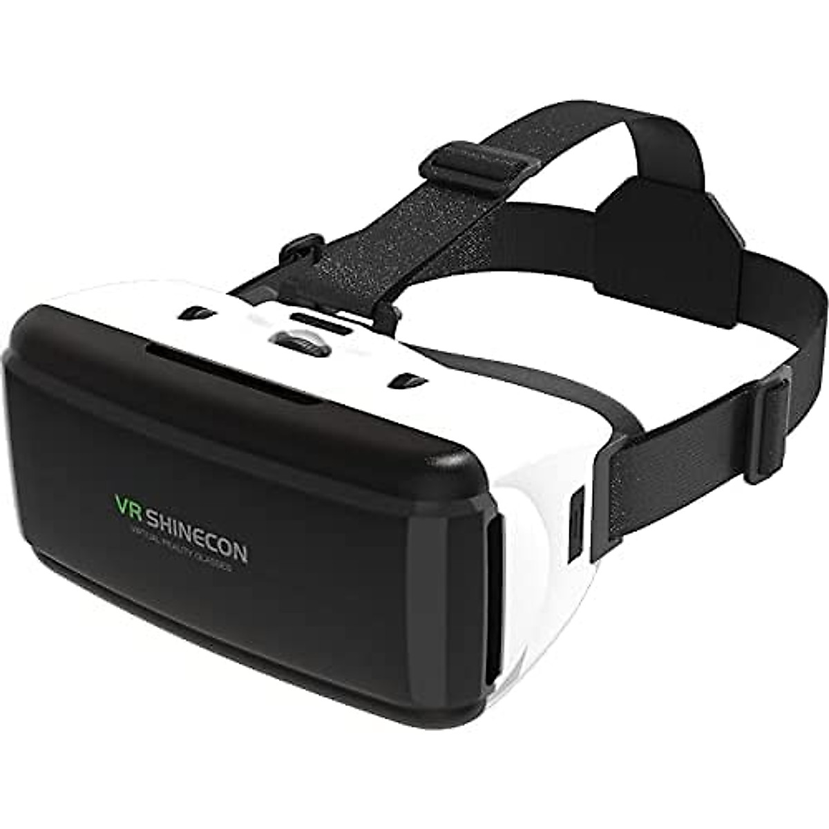 vr shinecon Thousand Magic Mirror G06 Mobile Phone VR Glasses Virtual Reality Game Console Head-Mounted 3D Glasses (White)