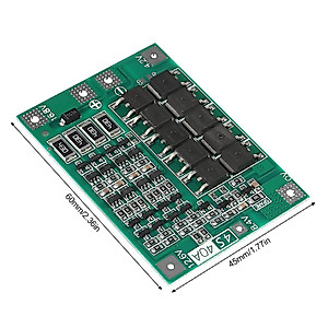 AITIAO 4PCS 4S 40A 16.8V Li-ion Lithium Battery Protection Board PCB BMS 18650 Lithium Charger Protection Circuit with Balance for Drill Motor