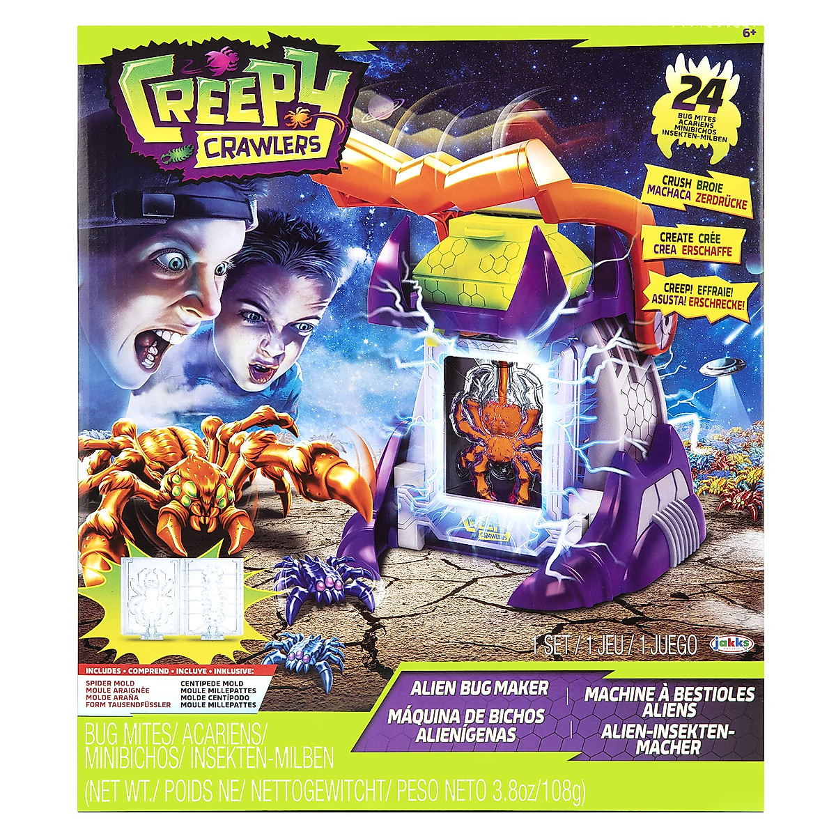 Creepy Crawlers Gooey Bug Refill Pack - Orange & Blue Mites