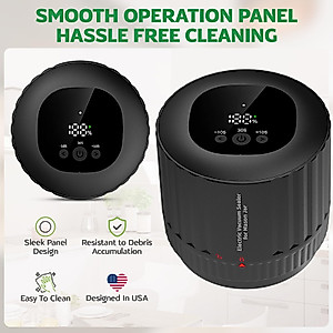 Wizcave Mason Jar Vacuum Sealer, Wide & Regular Mouth Jar sealer for Mason jars Electric Mason Jar Vacuum Sealer Kit for Freeze Dried Food Storage and Preservation