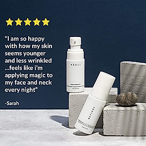 NAELI Face Moisturizer SPF 30 & Retinol Cream, Day & Night Anti Aging Collagen & Hyaluronic Acid Skincare Gift & Holiday Set for Women & Men, Hydrates & Reduces Wrinkles, Natural & Cruelty Free, 1.4oz