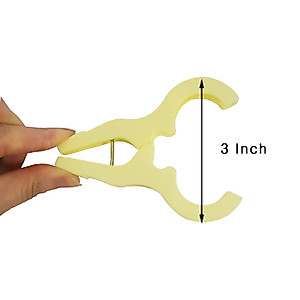 LivingFrom 11 Pack Jumbo Size Plastic Beach Towel Clips Holders for Chair Lounger Cushion Blanket Swimsuits Clamps Crafts