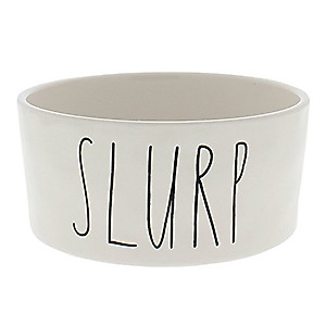 Rae Dunn Magenta Ceramic Dog Slurp Bowl