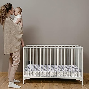 Crib and Toddler Mattress - 52" x 27.6" x 5" - Premium Foam - Firm - Dual Sided Standard Size Baby Mattresses for Crib and Toddler Bed - Baby Crib Mattress - Toddler Mattress for Toddler Bed