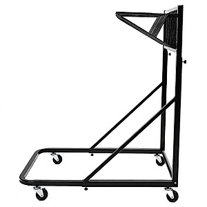 HECASA Mobile Blueprint Storage Rack with 12 Pivot Brackets, Adjustable Vertical Poster Display Rack & Plans Holder, Vertical Architectural Plan Storage Map organizer Rack Hanging File Organizer Stand Storage for Home Office Art Galleries - Black