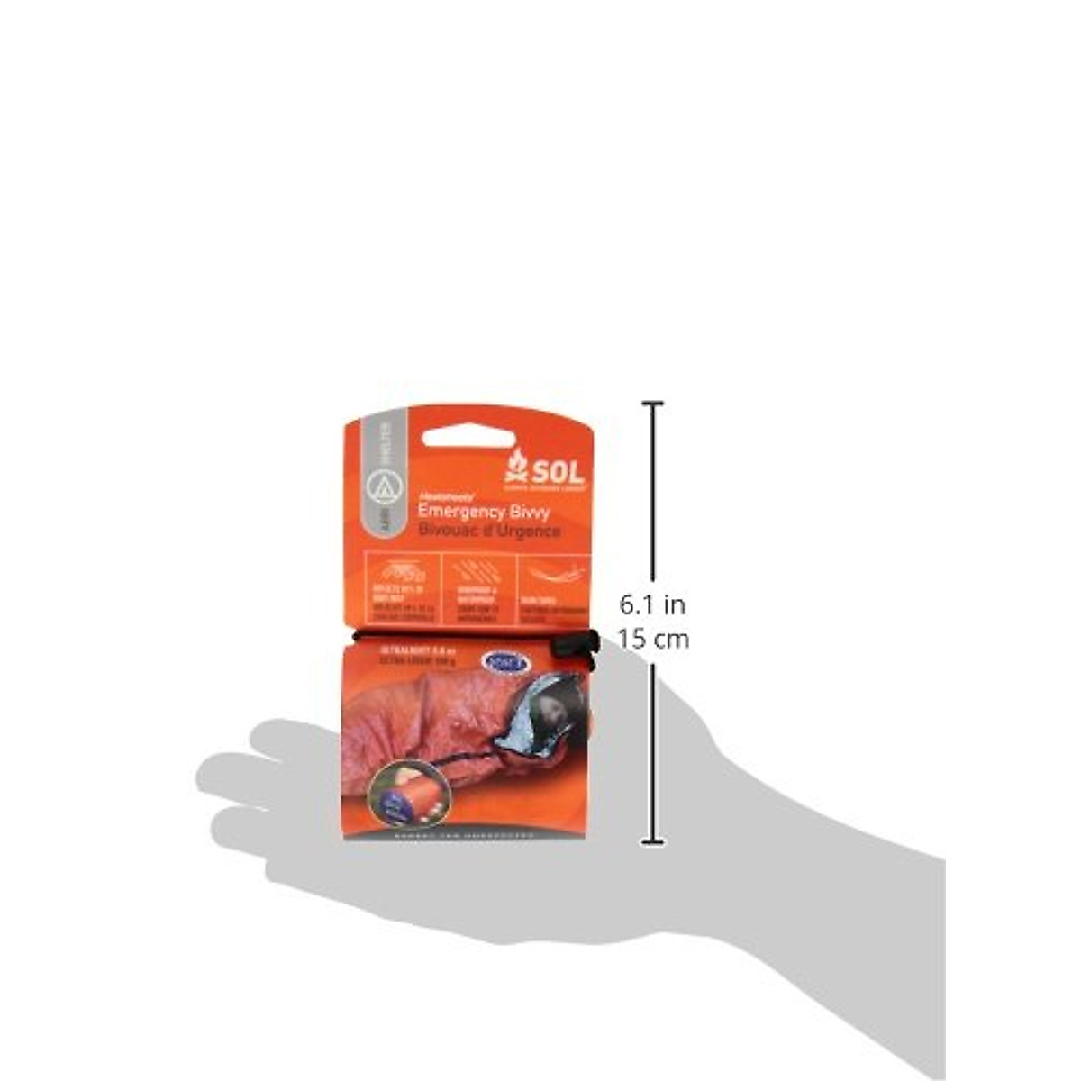 S.O.L. 90% Reflective Lightweight Emergency Bivvy