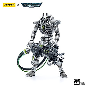 LEBOO JOYTOY Warhammer 1/18 40K Action Figures Extreme Warrior Joy Toy Models Necrons Sautekh Dynasty Immortal with Tesla Carbine