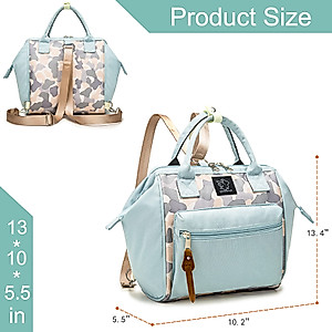 Aerobunny Small Diaper Bag Tote for Mom Dad - Mini Diaper Bag Backpack Mommy Bag Include Insulated Pocket