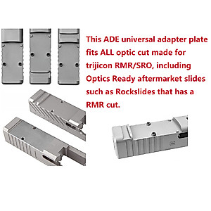 Ade Advanced Optics Valkyrie 4MOA Green Dot Sight for RMR Footprint/Mounting Plate/Slide/Plate Optics Ready Pistol - 4 MOA