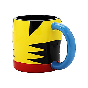 X-Men Wolverine Costume 16 Oz Yellow Ceramic Mug