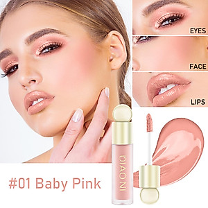 BowJian Blush for Cheeks Face Make Up Blush Stick Cream Blush for Cheeks Rare Beauty Blush Highlighter Stick Liquid Blush Contour Natural Stick Blush Long Lasting Pink Blush Korean Makeup#01 Baby Pink