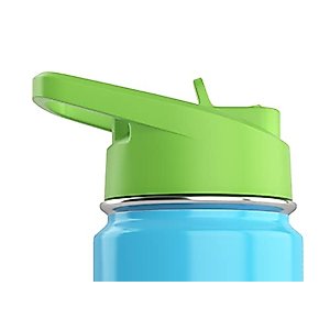 Replacement Lid for Kids Water Bottle, Green | Leak Proof | Easy Sip (Lid only)