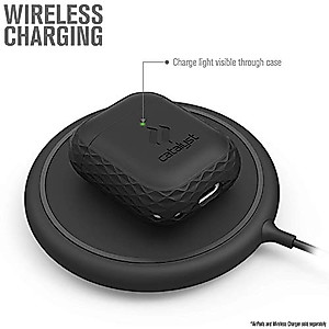 Catalyst Lanyard Case for AirPods 1 & 2 Silicone AirPods Case Cover, Lanyard Included, Extra Grippy High Gloss Surface Finish