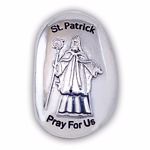 Cathedral Art (Abbey & CA Gift St. Patrick Patron Saint Thumb Stone, Multi