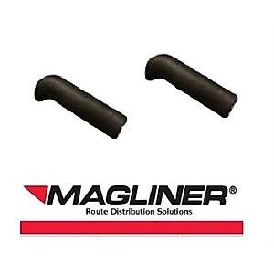 (Pack of 2) Magliner 1-1/8" OD Handles Ergo Design Black Rubber Hand Grips