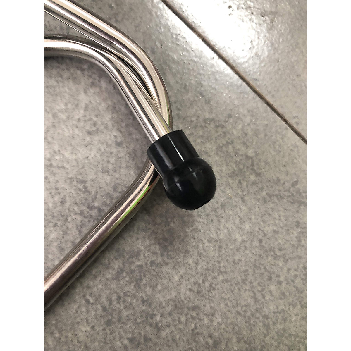 Stethoscope Cardiology Stainless Steel ' A' Shape Tube Stethoscope/Suitable for Cardiac Auscultation, Black Tube, Soft Ear-tip. one Diaphragm and Two Black earplugs