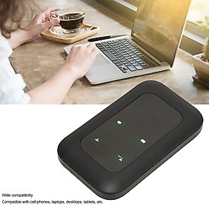 H806 Portable WiFi Mobile WiFi Hotspot, LED Smart Display, Multifunctional Card Inserted High Speed Mobile WiFi Hotspot for Car Outdoor Travel