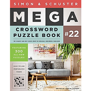 Simon & Schuster Mega Crossword Puzzle Book #22 (22) (S&S Mega Crossword Puzzles)