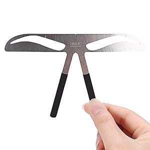 Eyebrow Ruler Eyebrow Stencil Permanent Eyebrow Measure Balance Extension Ruler Eyebrow Shaper Eye Brows Guide Grooming Eyebrow Shape Stencil Eyebrow Shape makeup Ruler (classic Eyebrow)