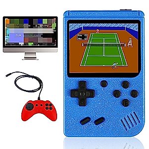 Retro Handheld Game Console, Mini Retro Game Console with 500 Preloaded Classic Games, Portable Handheld Games for Kids Adults, 3.0-Inch Screen, 1200mAh Rechargeable Battery, Support TV & 2 Players