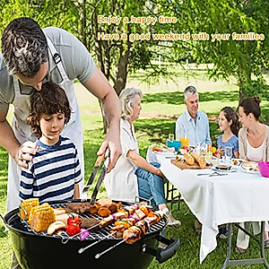 Kabob Skewers 20 PCS,Flat Metal Skewers for Grilling 15 inch Stainless Steel Grilling Skewers for Kabobs Shish Kabob Sticks Wide Reusable Grilling Skewers Set for Meat,Shrimp,Chicken,Sausage,Vegetable