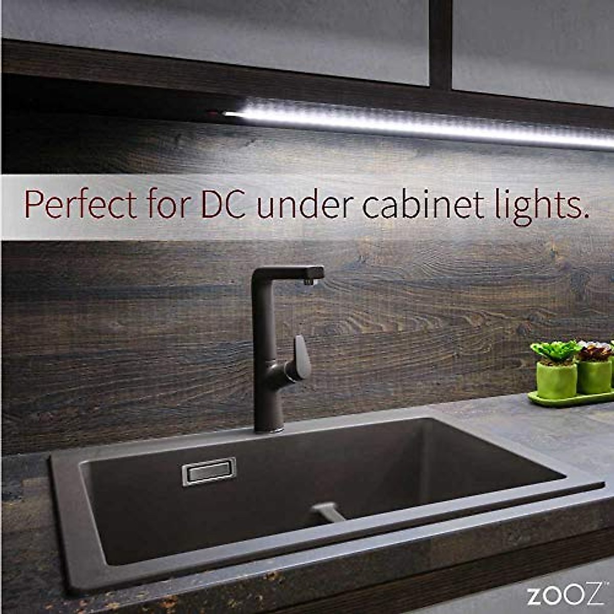 Zooz Z-Wave Plus S2 12/24 V DC RGBW Dimmer ZEN31 for LED Strips and DC Lighting, Work as a Network Repeater (Z-Wave Hub Required)