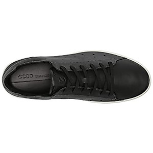 ECCO Men's Soft 7 Cloud Sneaker, Black, 8-8.5